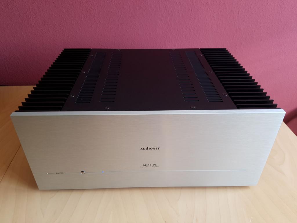 AudioNET AMP I V2, High-End 2-Kanal Endstufe, silber, Top-Zustand ...