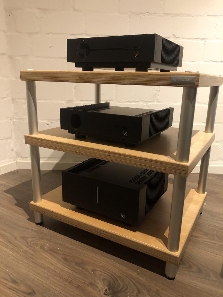 Creaktiv Midi Reference 1-3 HiFi Rack Natur Alu (8490864094 ...