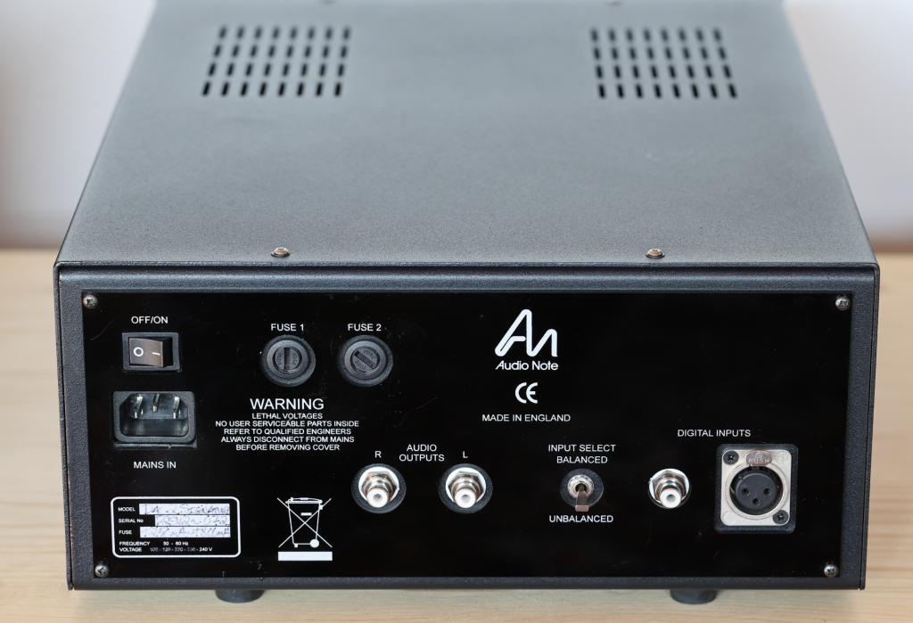 Audio Note DAC 2.1x Signature schwarz (864184403) | Gebrauchtgerät | D ...