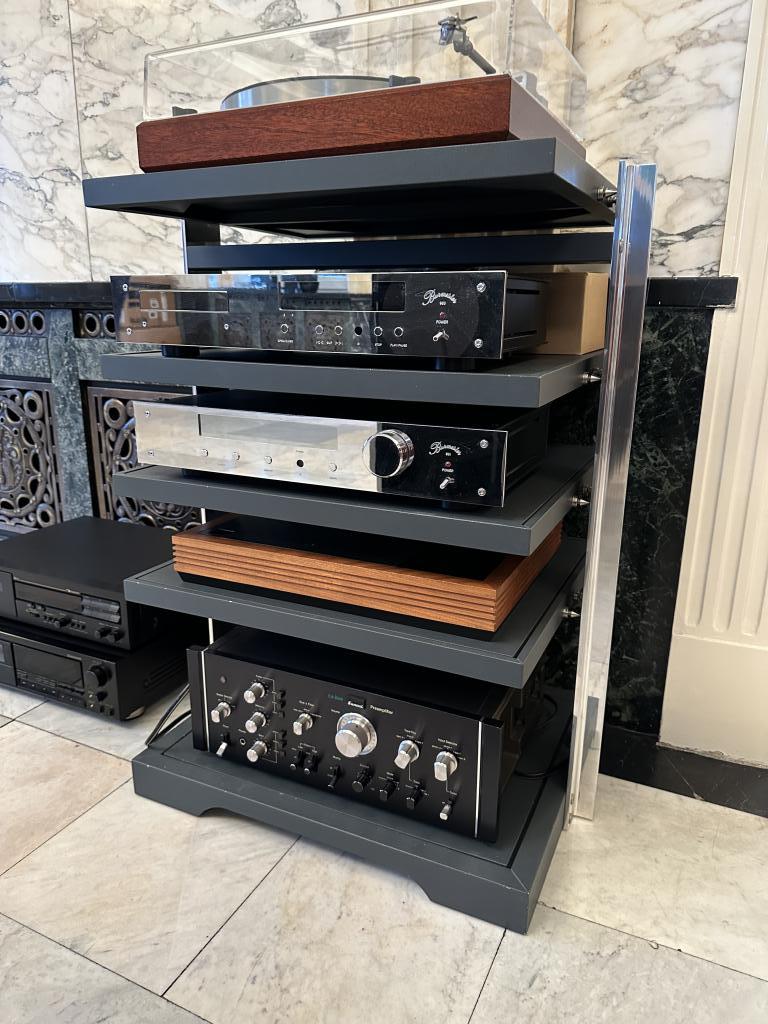 Pagode Pagode Finite Element Rack Chrom - Schiefer grau Sonderpreis ...