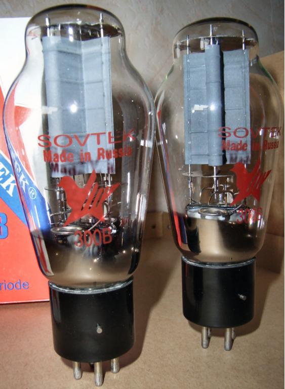 Sovtek tubes Quad ausgemessen 300B Röhren von Sovtek (professionel ...