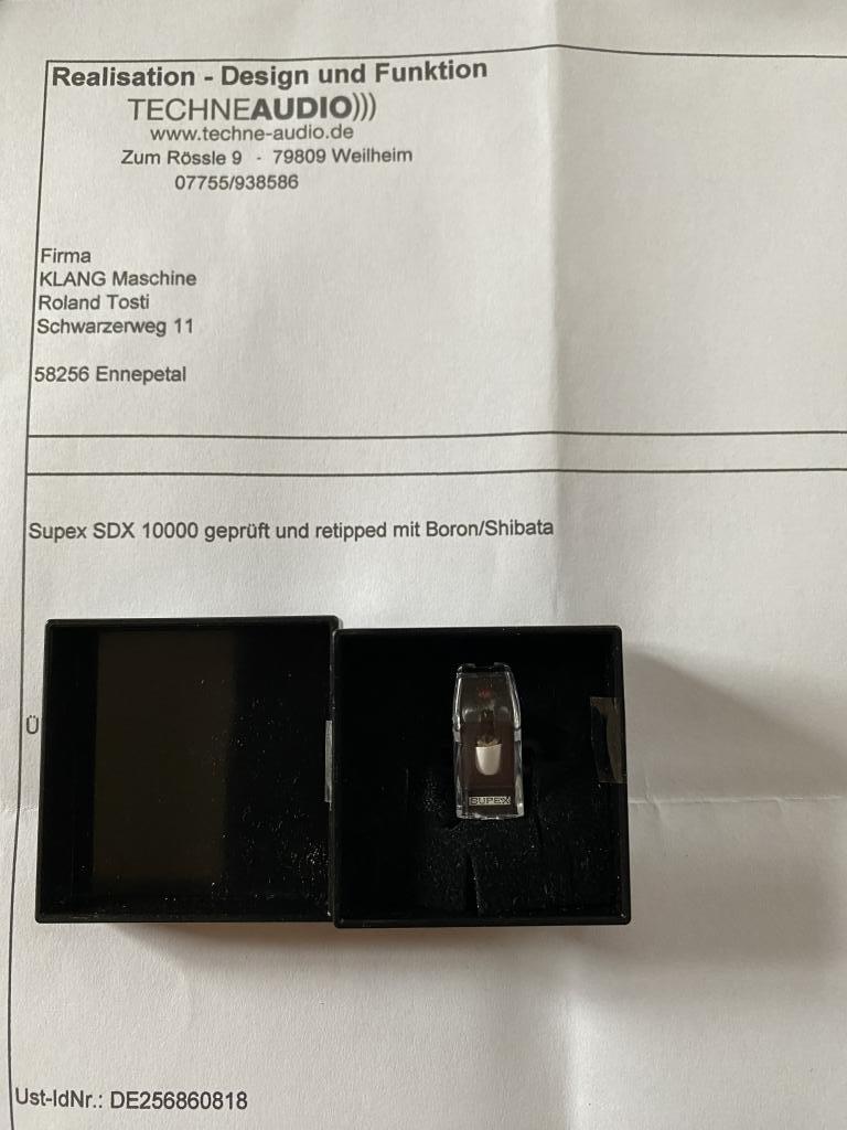 Koetsu Supex SDX 1000 Techne Audio Neu Aufbau 0 Std. MC Tonabnehmer ...