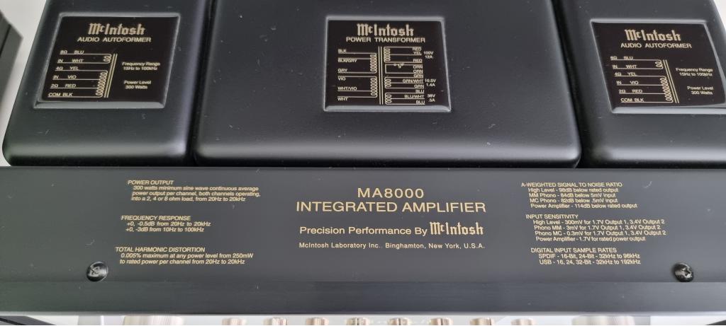 McIntosh MA 8000 (8773587180) | Gebrauchtgerät | Vollverstärker ...