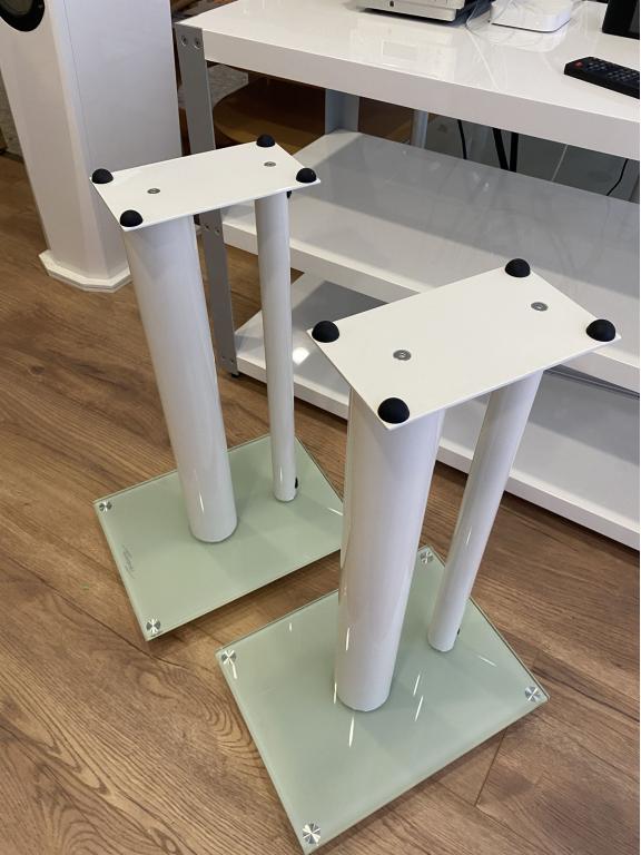 Quadral Quadral Stativ G Lautsprecherständer Weiß Glasboden - Paarpreis ...