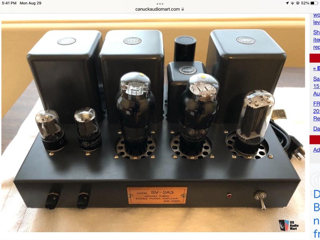 Sun Audio Sun audio SV-2A3 Uchida (8849211948) | | Tube-Poweramp ...