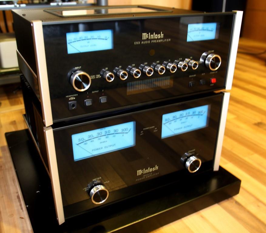 McIntosh C53 Pre + MC312 Poweramp (8905316829) | Second-hand device | Pre- / Poweramp ...