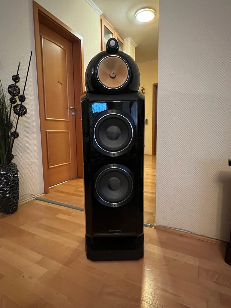 B&W 802 D2 Gloss Black Pair (9510431169) | Gebrauchtgerät ...