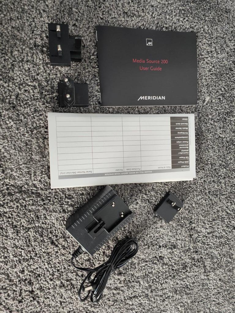 Meridian Meridian Media Source MS200 MS 200 Streamer in schwarz ...