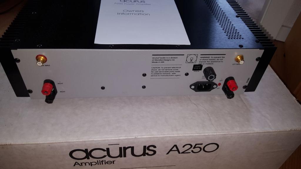 Acurus Acurus A250 2 Channel Stereo Power Amplifier-Mondial (9573662410 ...