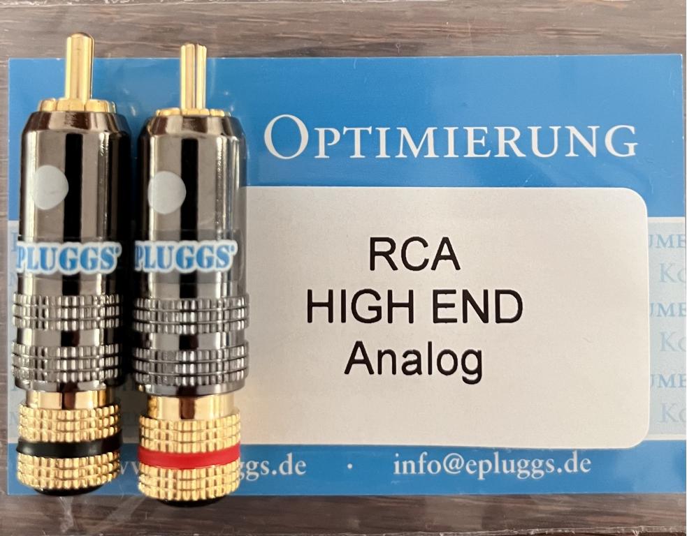 E-Pluggs RCA HighEnd Analog Neuzustand (9689213616) | Gebrauchtgerät | HiFi-Tuning-Zubehör ...