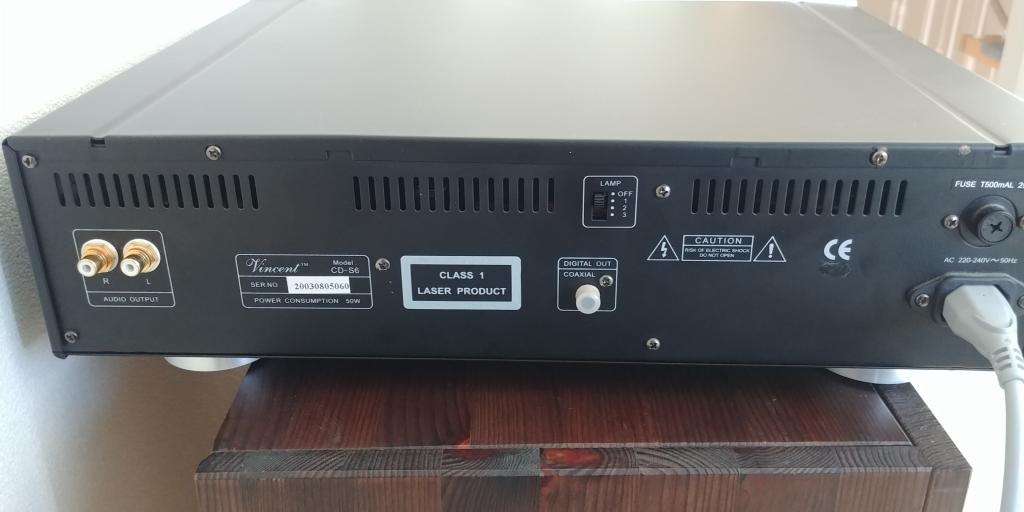 Vincent CD-Player Vincent S6 (9740767727) | Gebrauchtgerät | CD Player ...