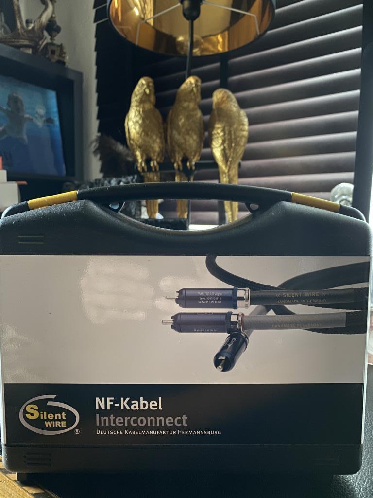 Silent Wire NF 38 AG WBT OVP Referenz Cinch Analog NF Kabel NP 1970 ...