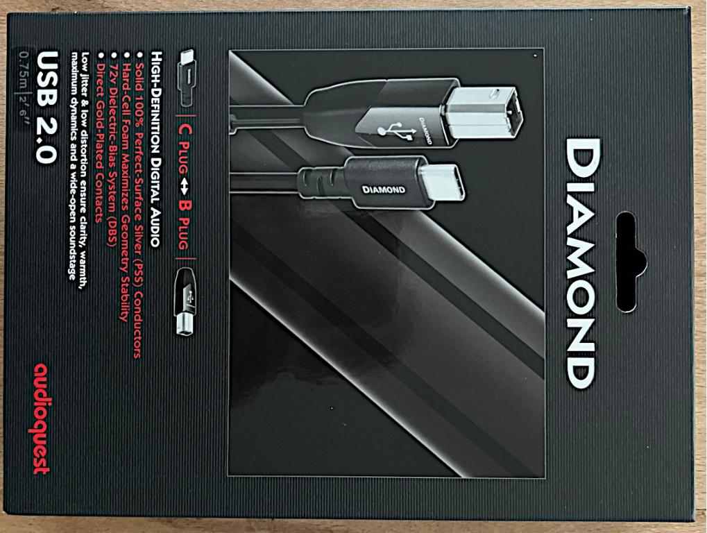 AudioQuest AudioQuest Diamond USB C to B cable 0,75m (9832172324 ...