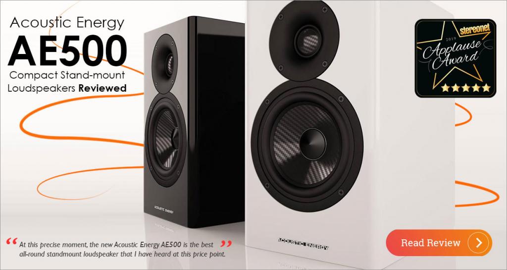 Applause Award für ACOUSTIC ENERGY AE 500 (18.11.2022 von Acoustic Energy) | Neuheit auf audio ...